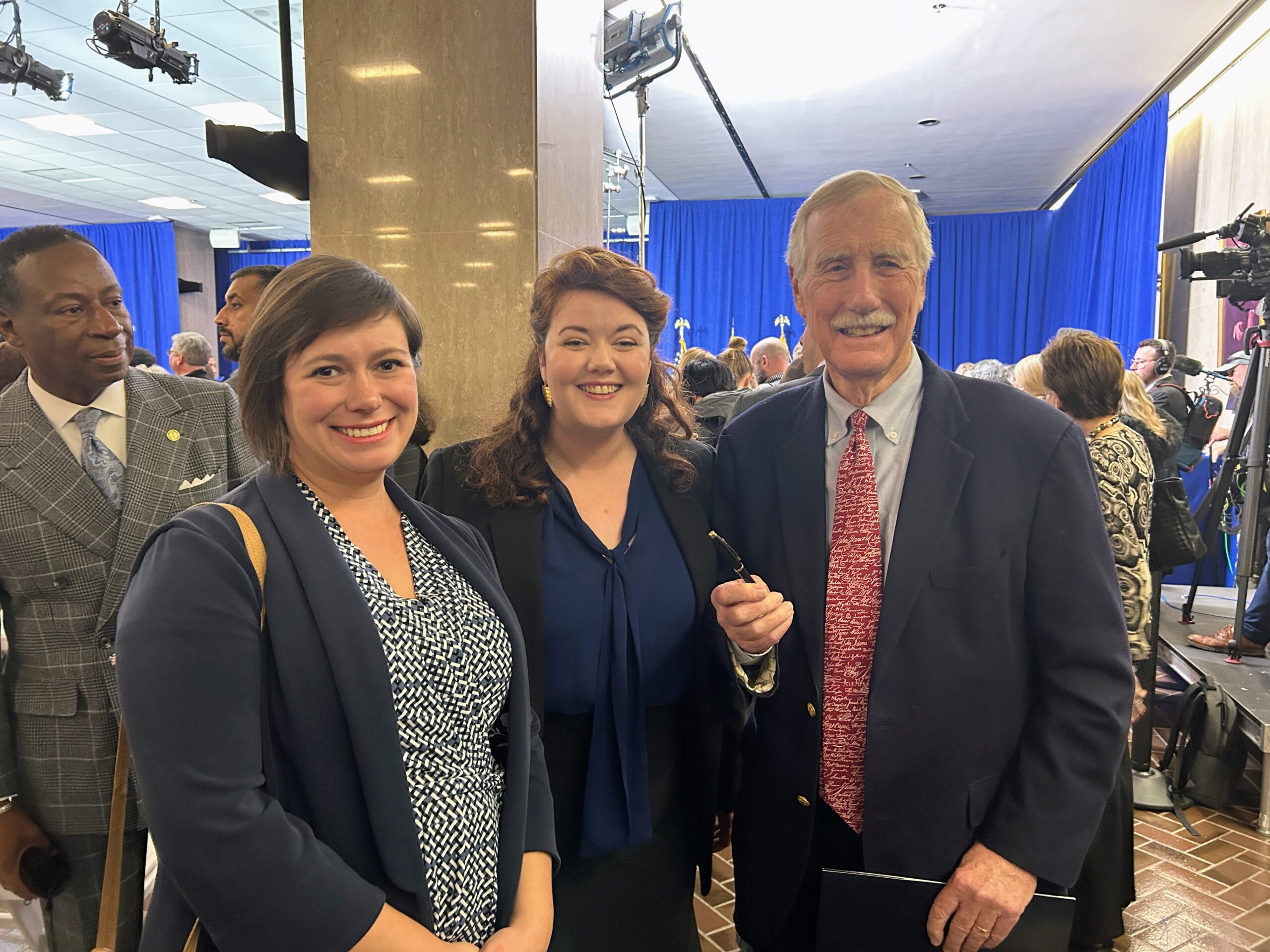 Senators Susan Collins and Angus King Celebrate Designation - Frances ...